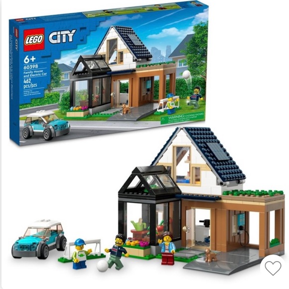 Lego | Toys | Lego City Family House And Electric Carbuilding Toy ...